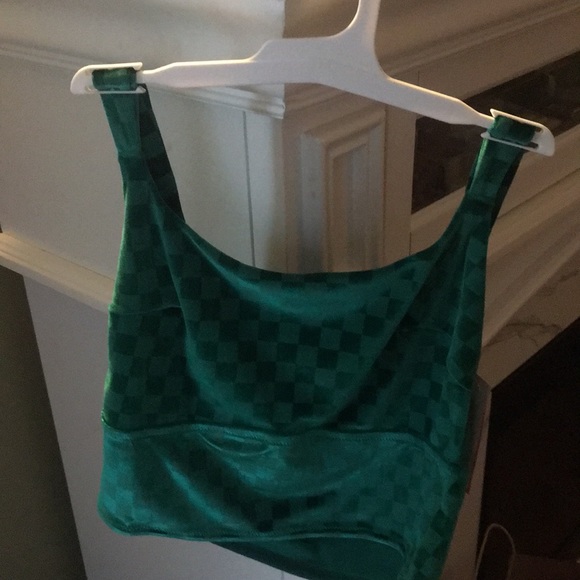 Colsie | Intimates & Sleepwear | Colsie Green Velvet Sports Bra Size ...